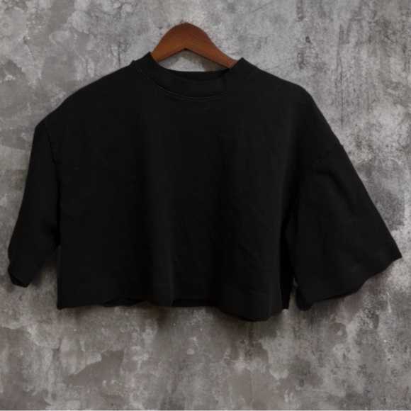 COS | Tops | Cos Classic Black Sleeveless Crop Top L Minimalist Chic ...